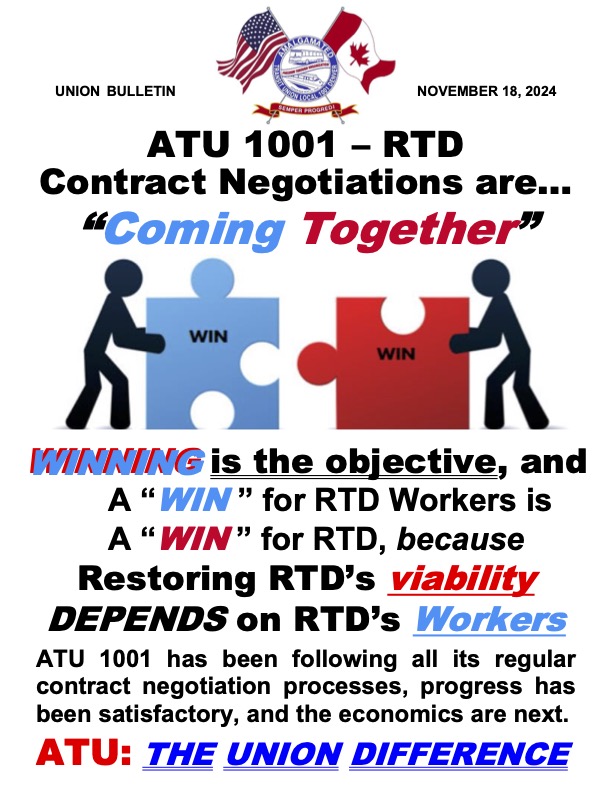 ATU Local 1001 | BULLETINS